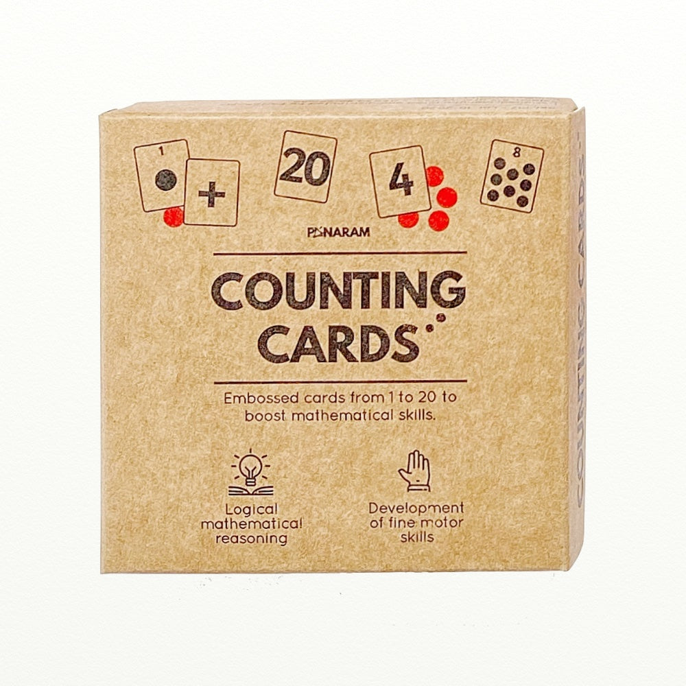 Tarjetas de conteo con relieve de Panaram - Counting Cards